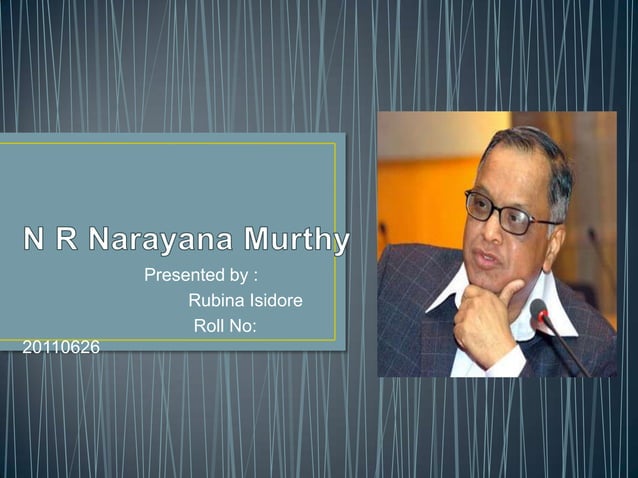 Narayan Murthy Leadership | PPTX