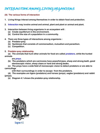 the importance between living organisms and the environment | PDF