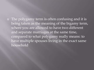 POLYGAMY | PPTX