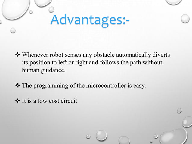 Obstacle Avoidance Robot | PPTX | Computer Animation | Computer ...