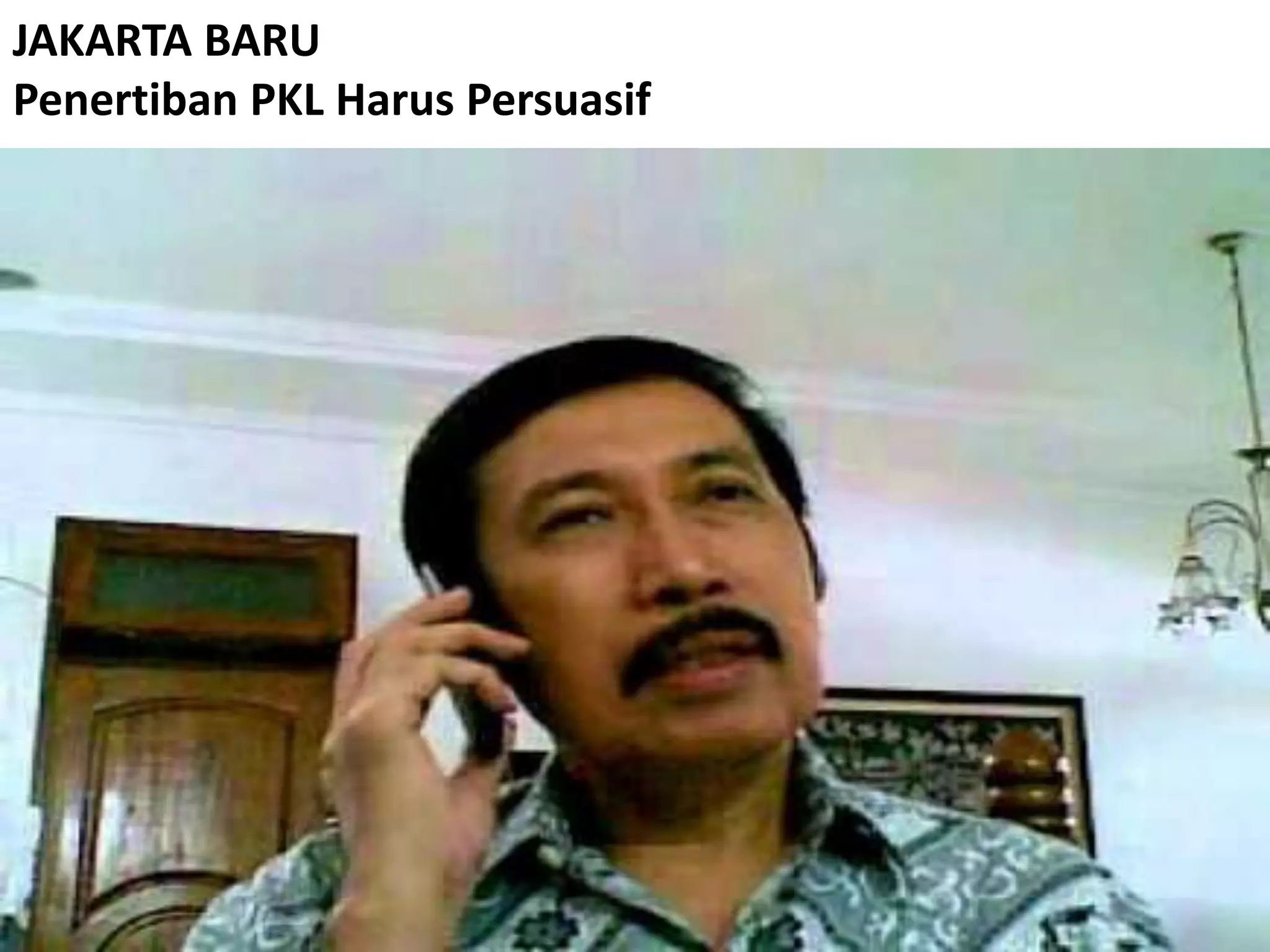 Musni Umar: Penertiban PKL Harus Persuasif | PPT Musni Umar: Penertiban PKL Harus Persuasif | PPT