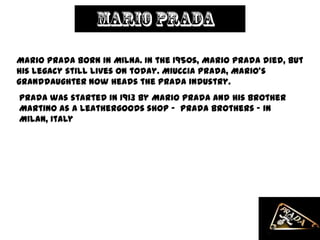 Presentation prada | PPTX