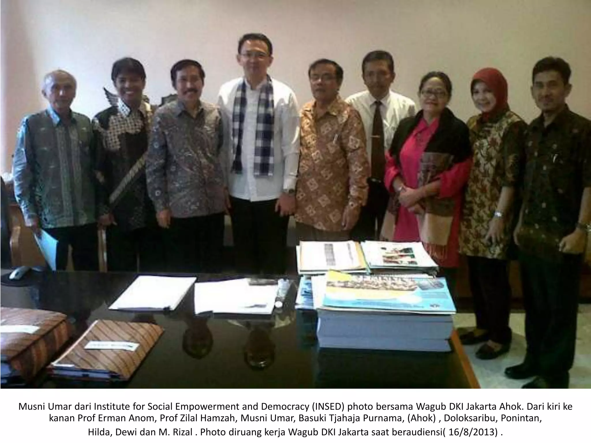 Musni Umar: Pembangunan dan Penertiban di DKI Jakarta Haruslah untuk ...