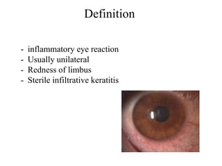 Contact Lens-Induced Acute Red Eye(CLARE) | PPTX