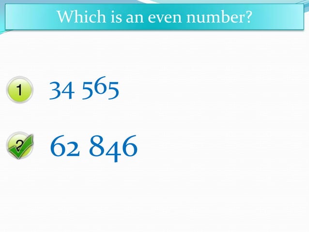 Odd and Even Number | PPTX