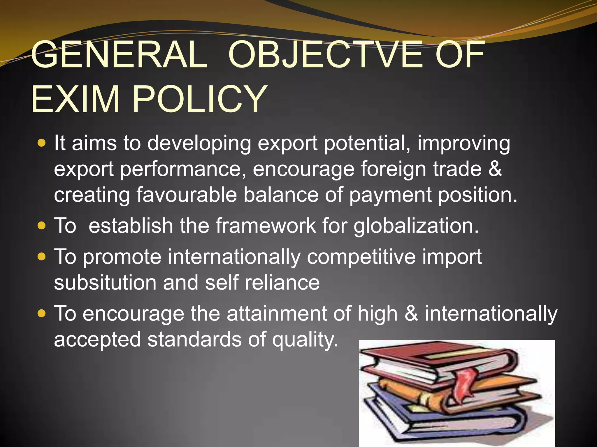 EXIM POLICY | PPTX
