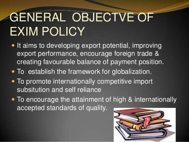 EXIM POLICY