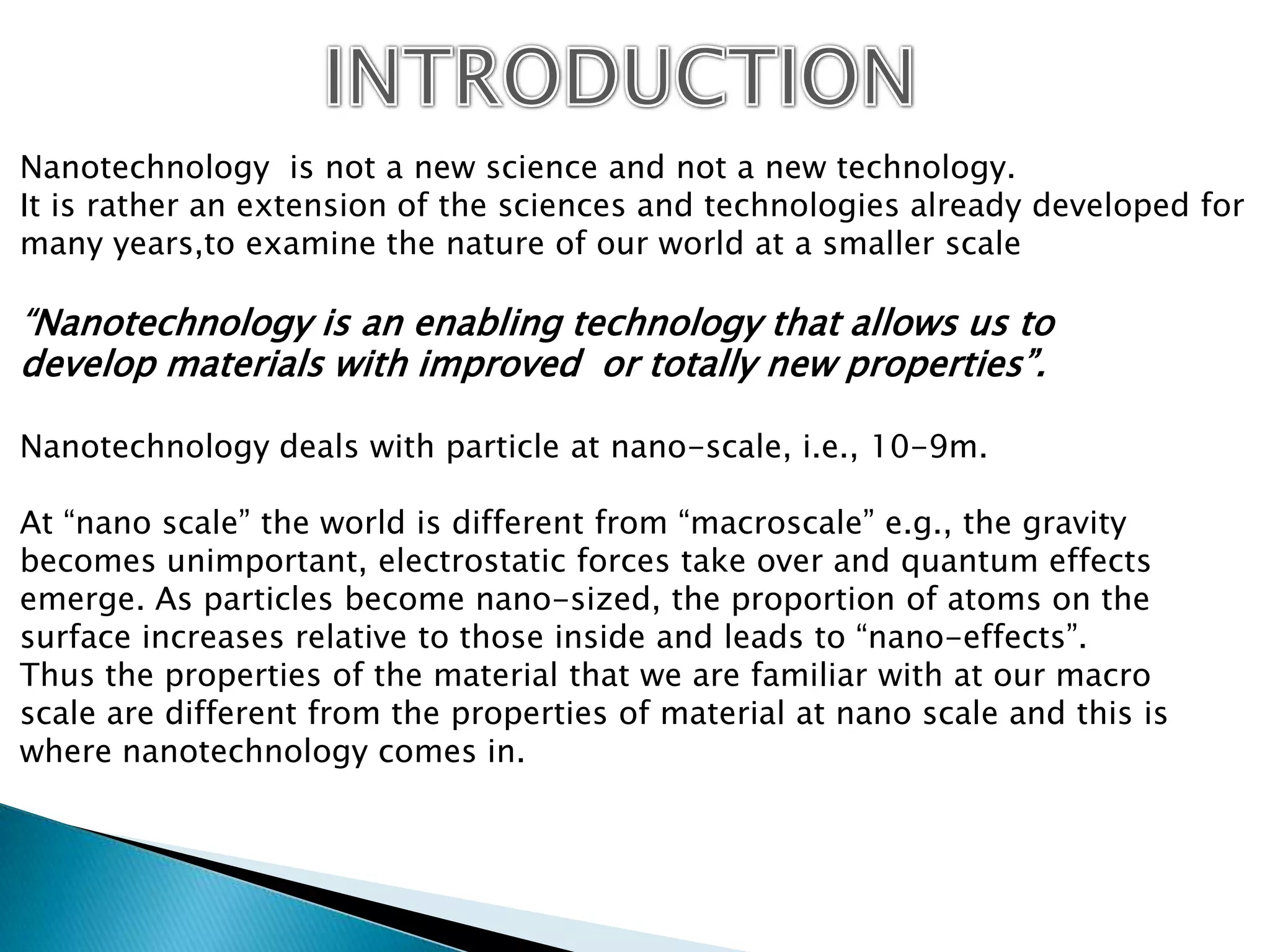 Nanotechnology in civil engineering | PPTX