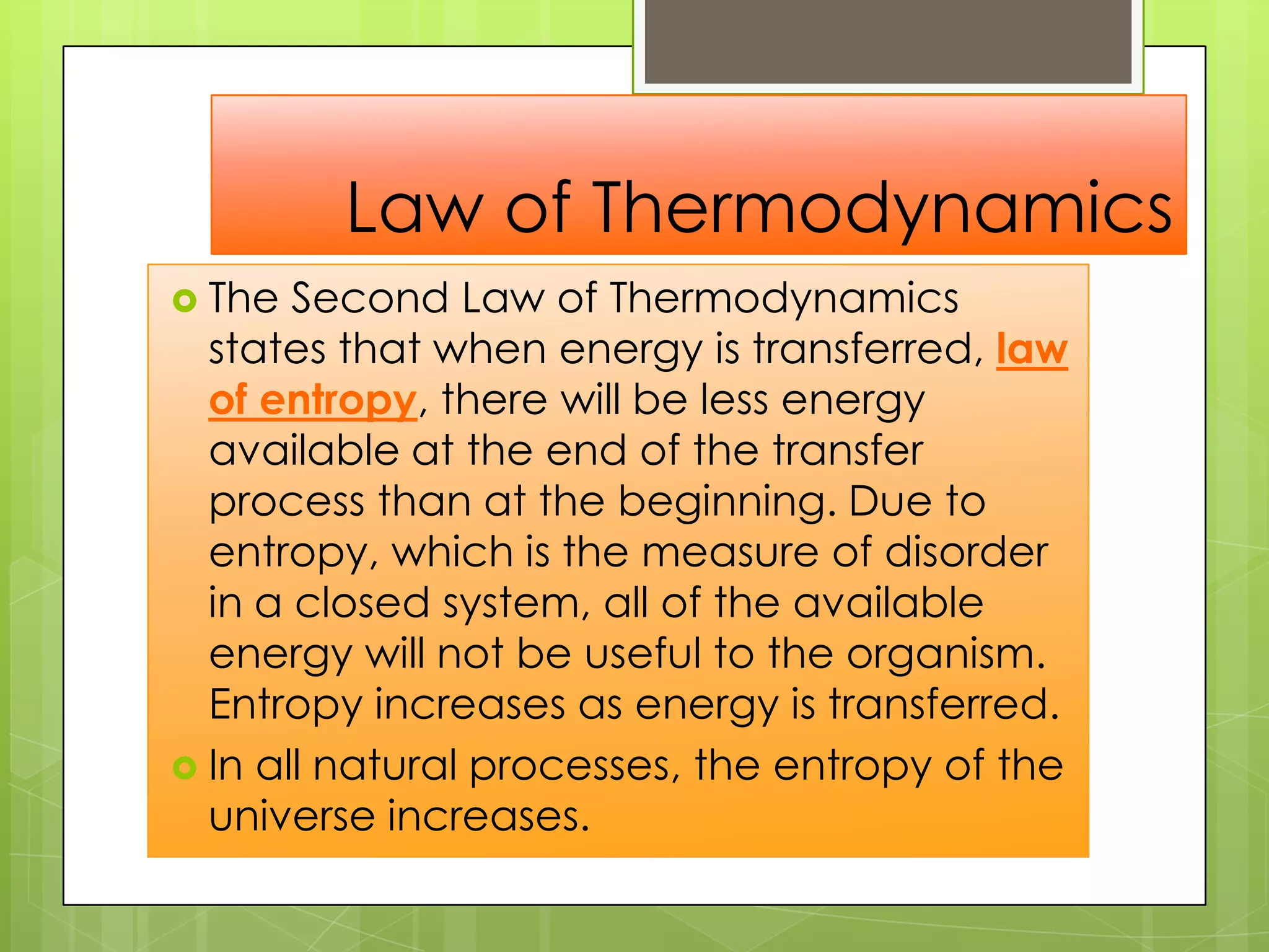 Bioenergetics (biochemistry) | PPTX