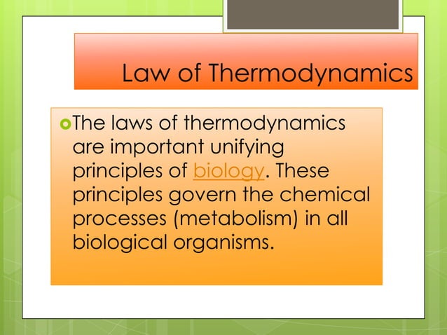 Bioenergetics (biochemistry) | PPTX | Biological Sciences | Science