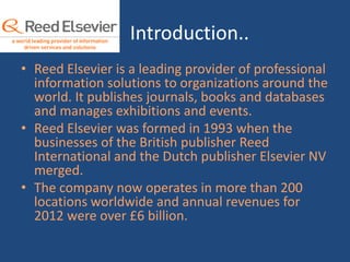 Reed Elsevier | PPTX