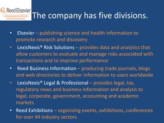 Reed Elsevier | PPTX