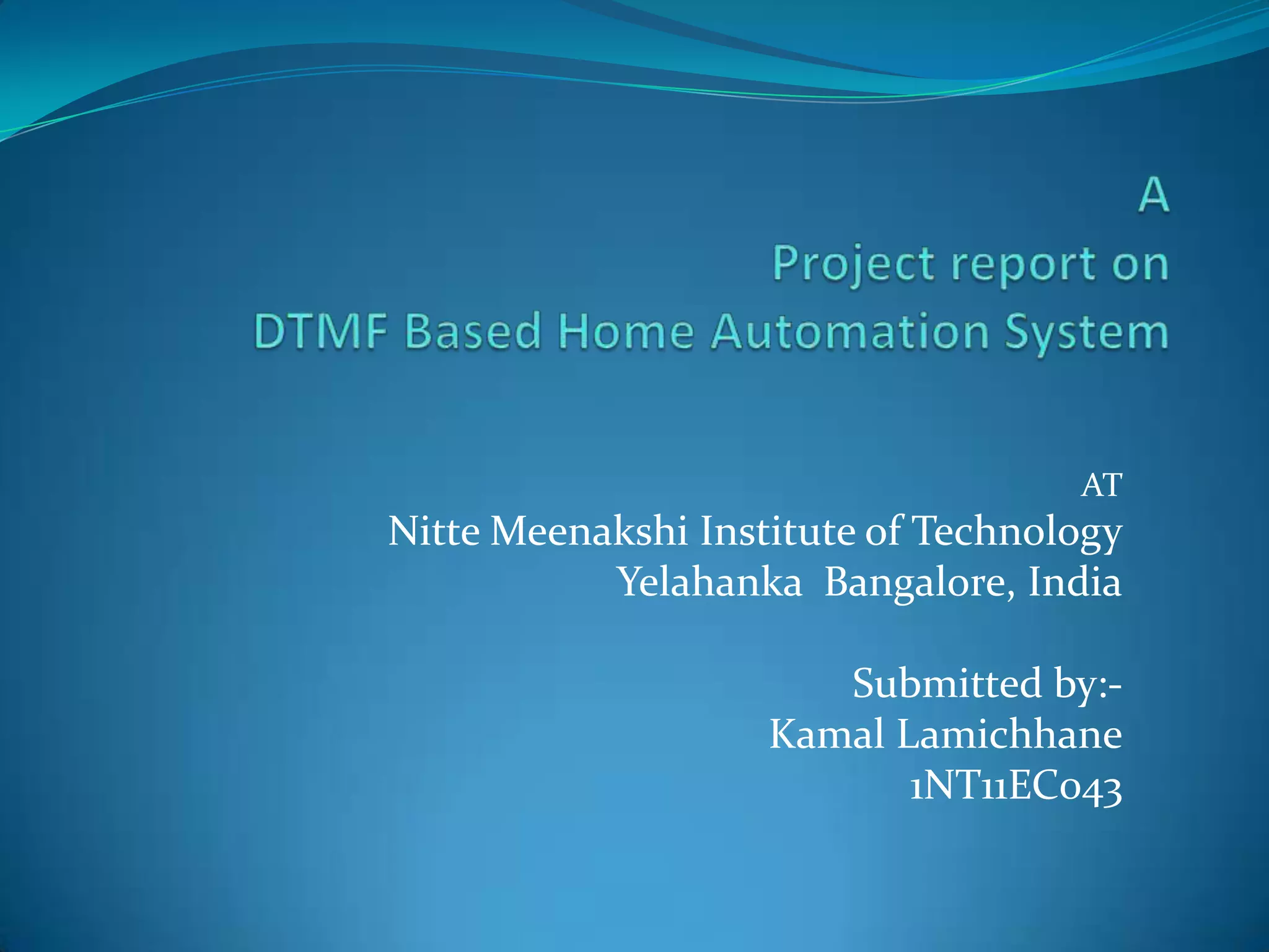 Home automation ppt-kamal lamichhane | PPTX