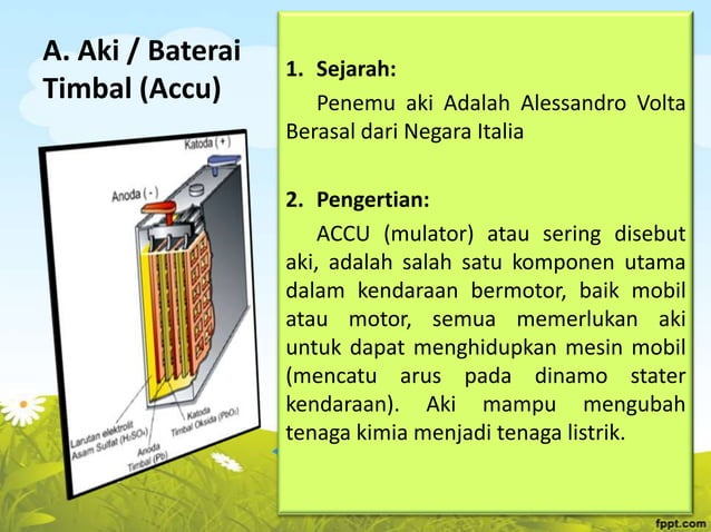 Perbedaan Sel Kering dan Basah serta menjelaskan Hukum Faraday | PPTX