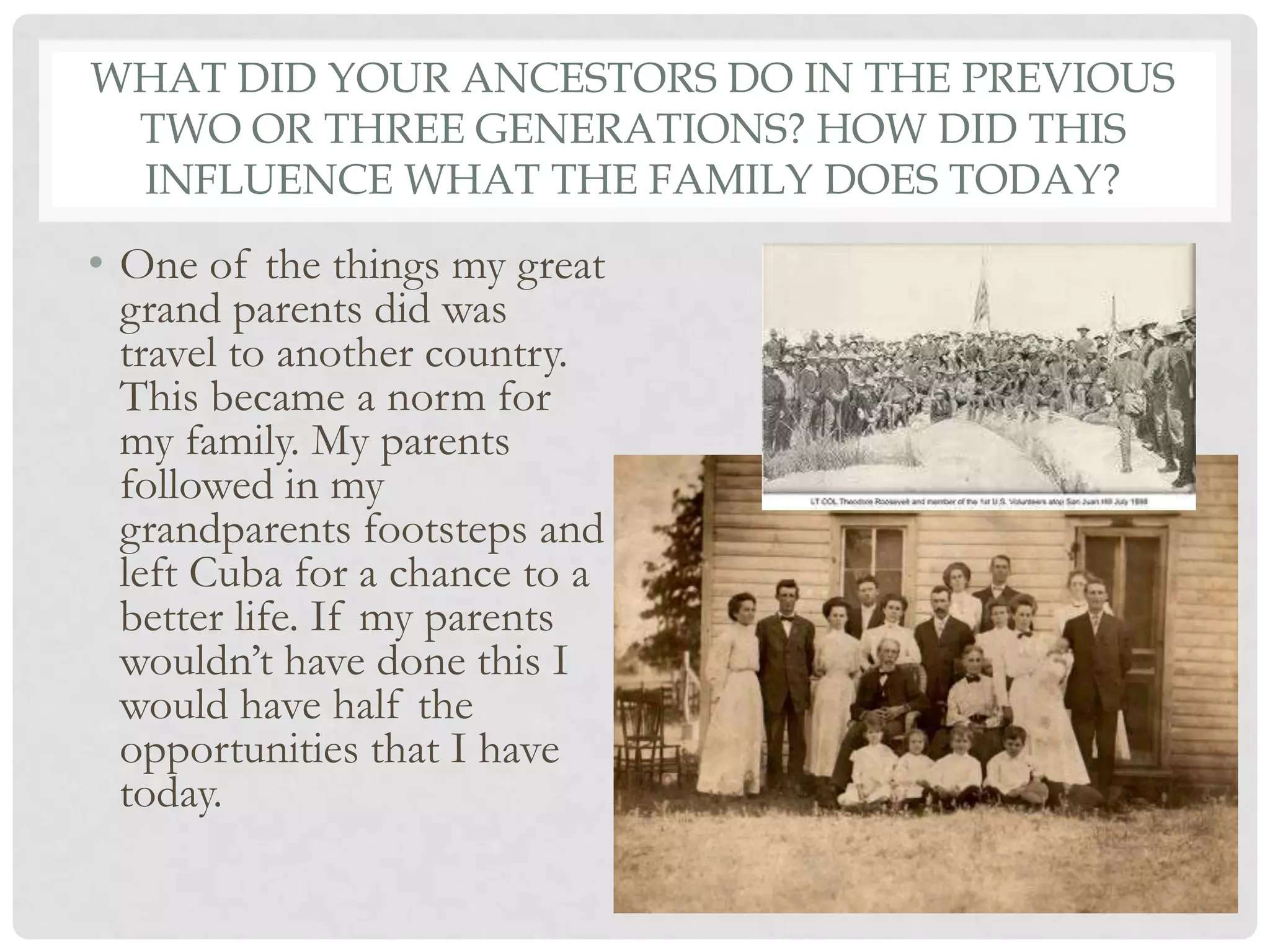 Family Tree Assignment 1 | PPT