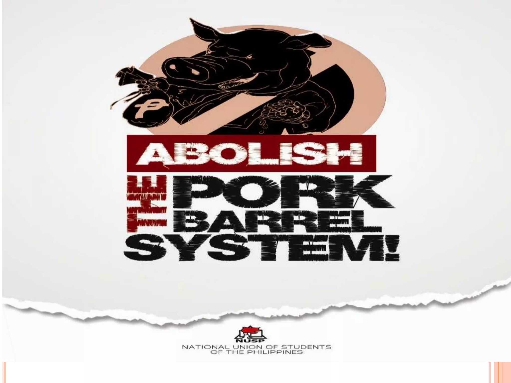 The Porkbarrel Scam | PPTX