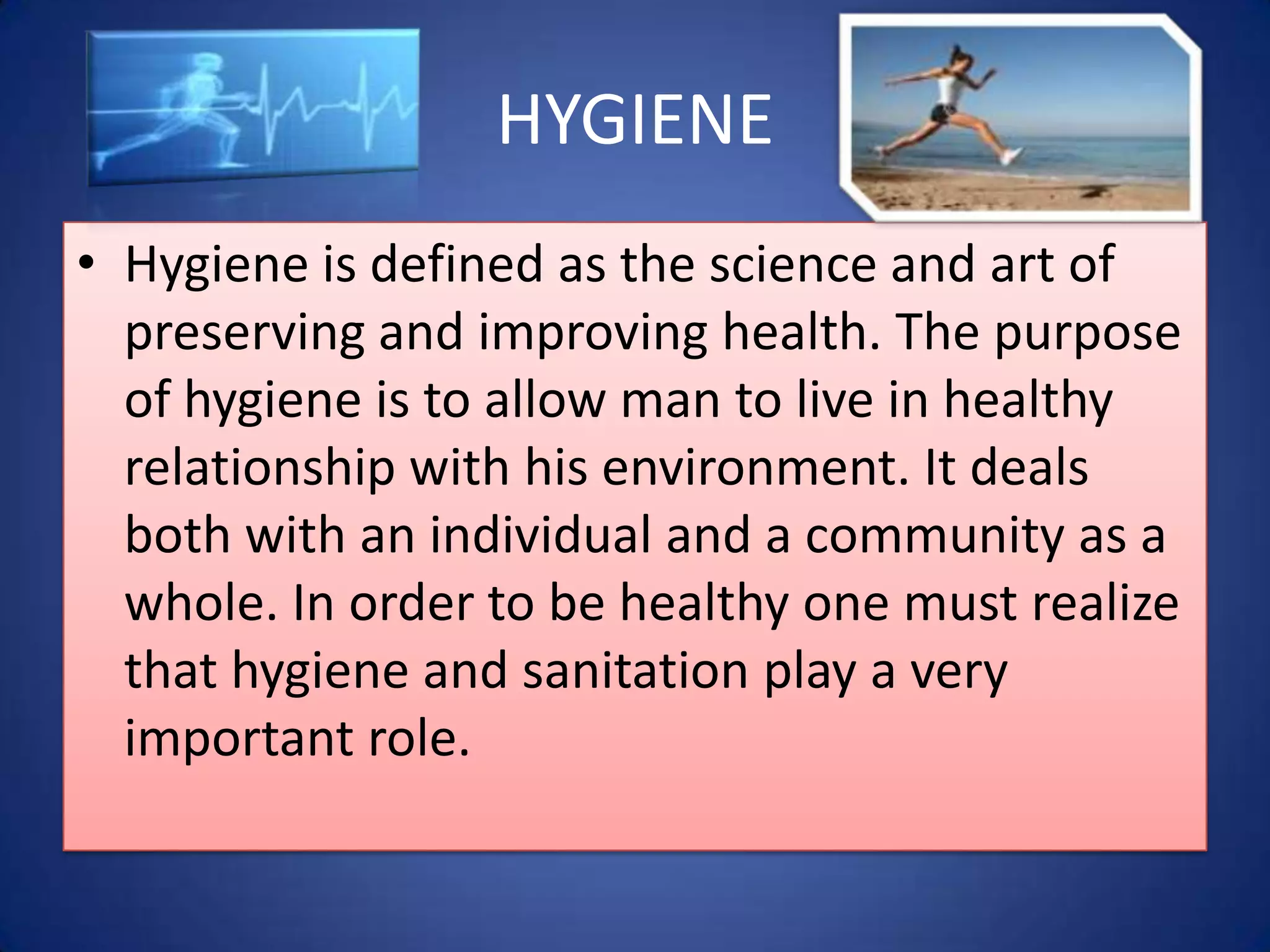 Health and hygiene | PPTX