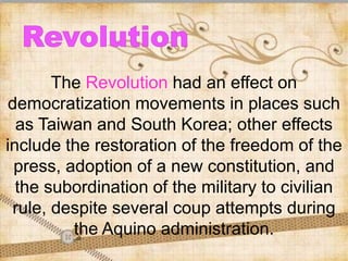 EDSA I Revolution | PPTX