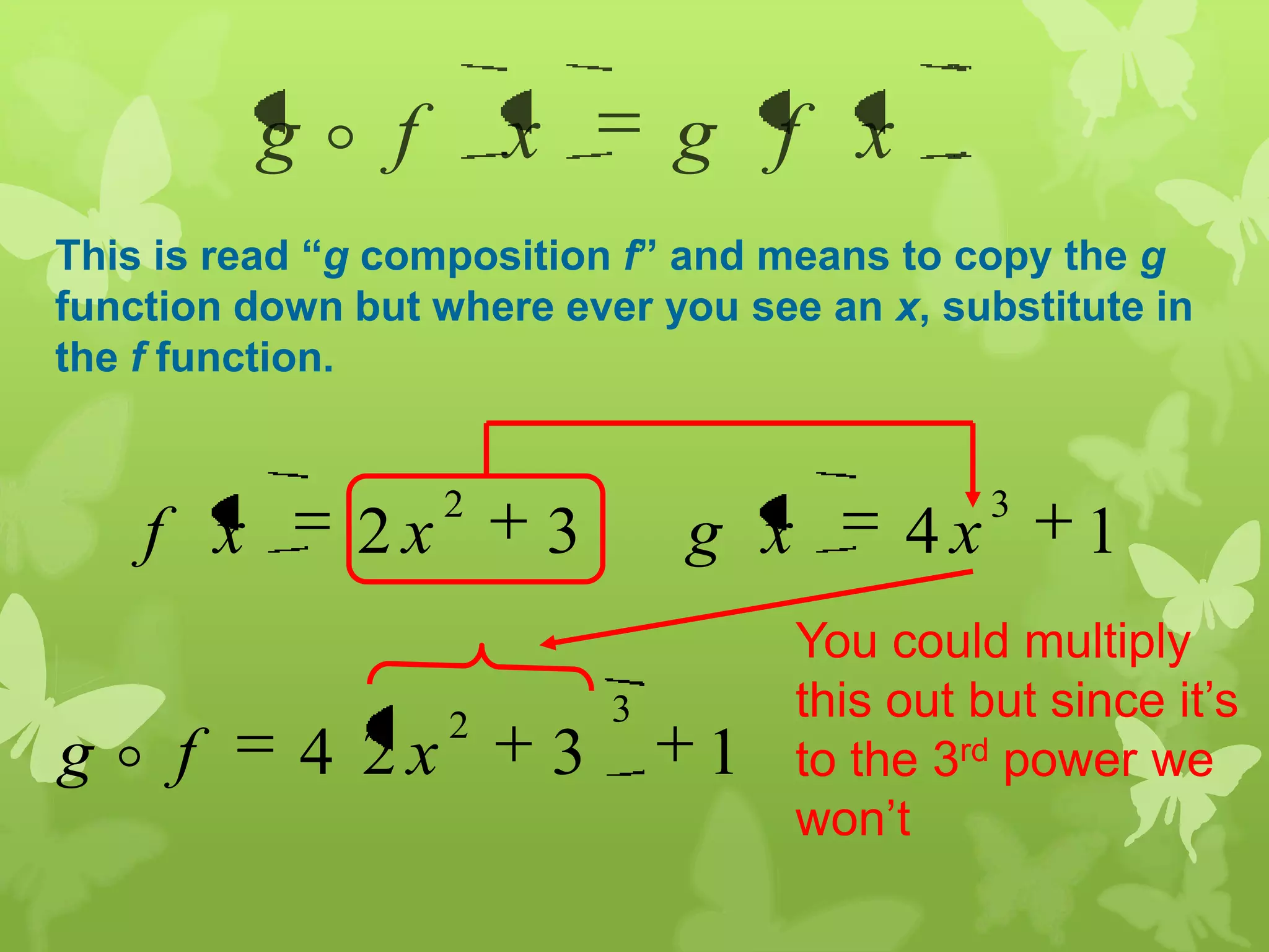composite functions | PPTX
