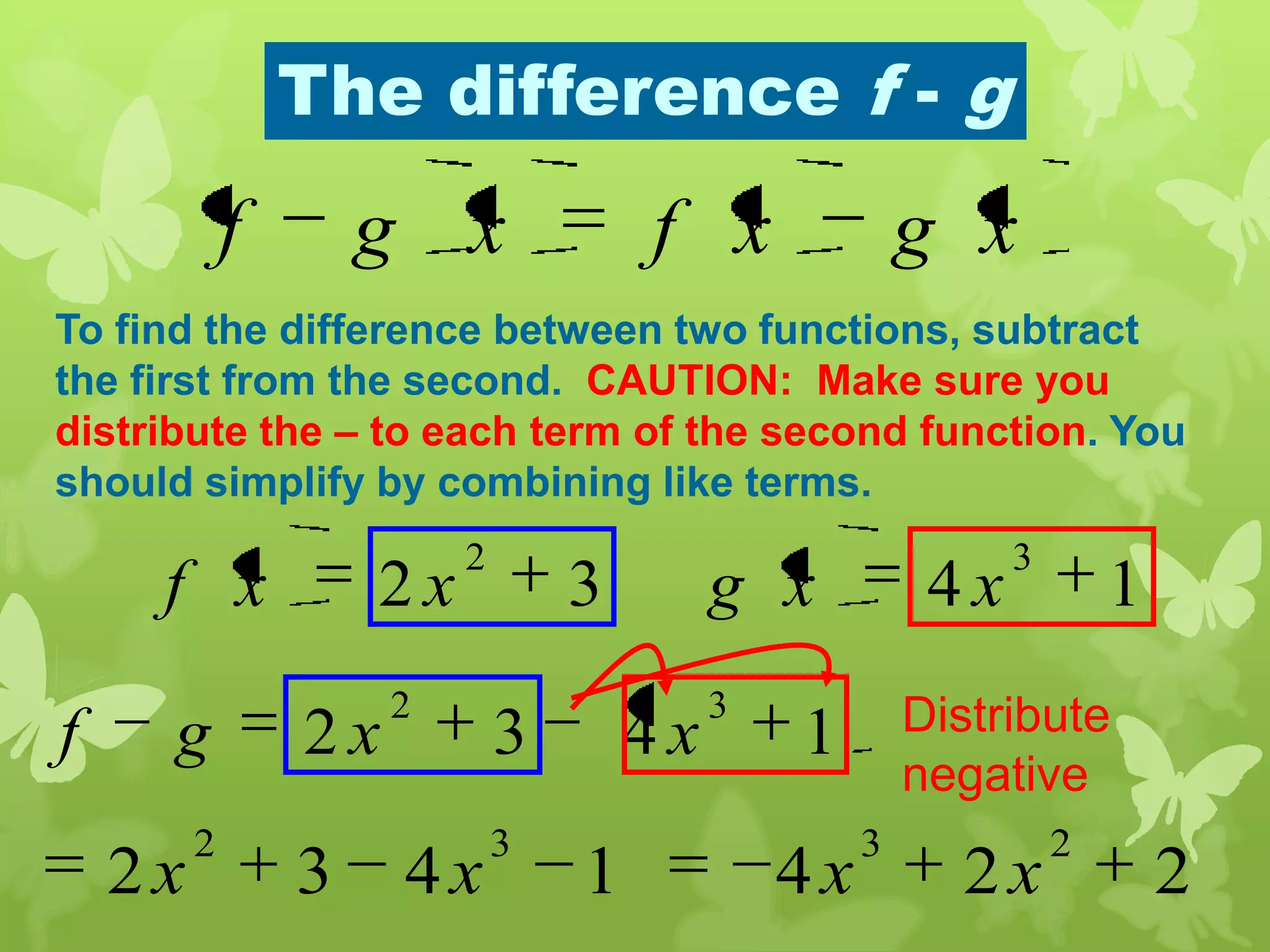 composite functions | PPTX