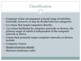 CYBER CRIME | PPTX
