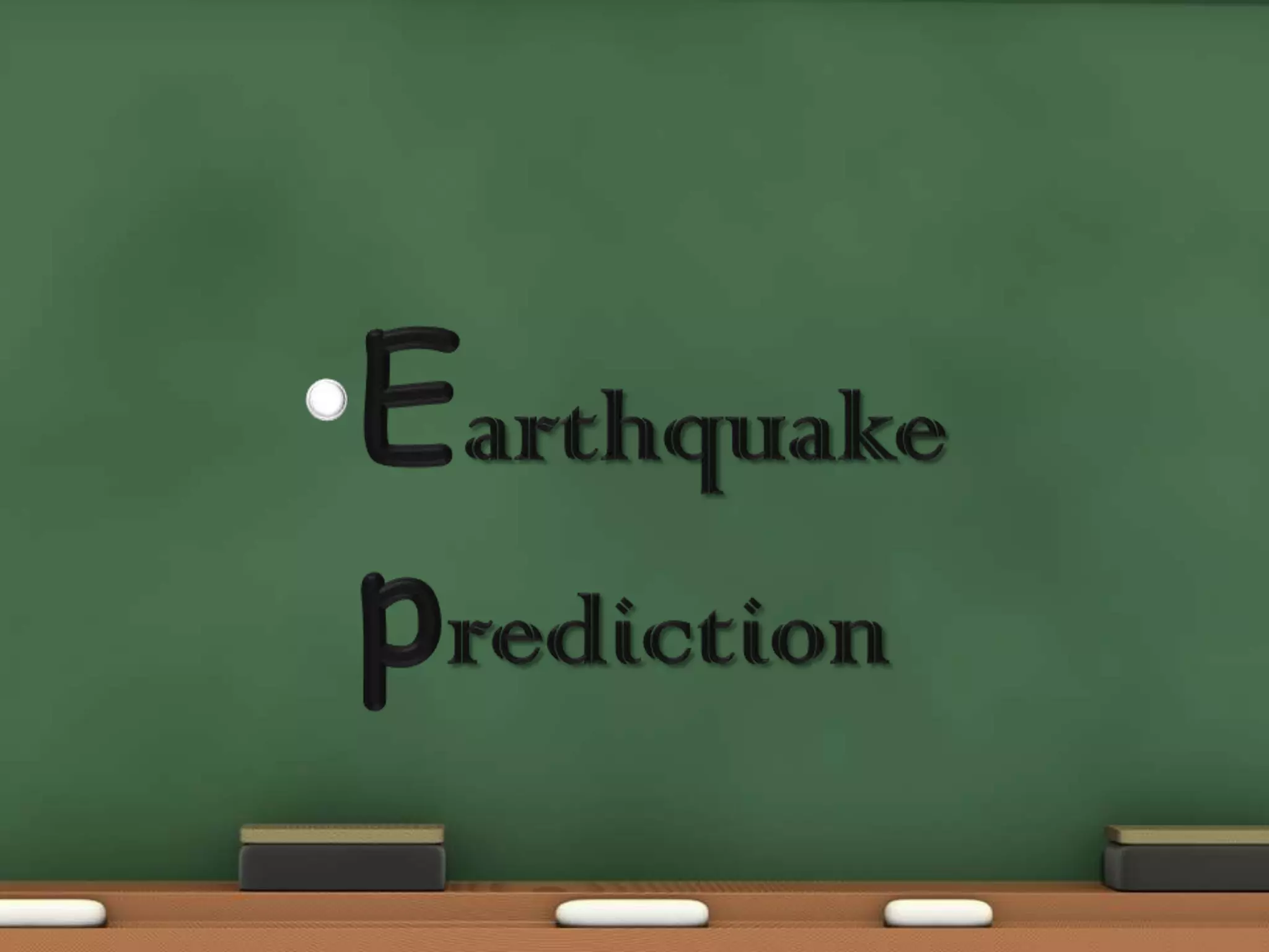earthquake prediction | PPTX