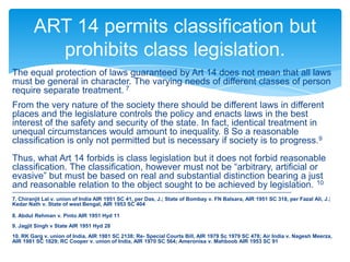 Article 14 Constituition | PPTX