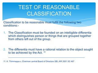 Article 14 Constituition | PPTX