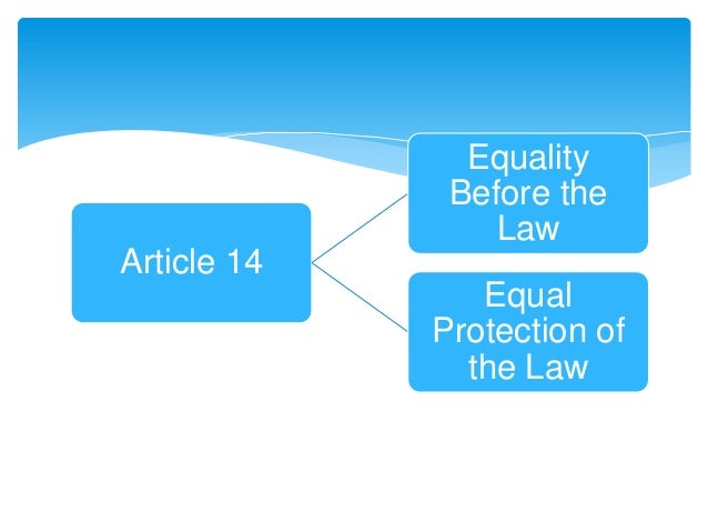 Article 14 Constituition