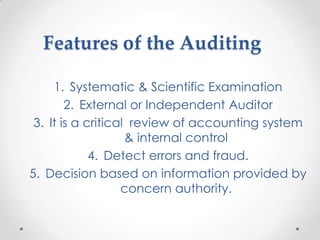 Introduction to Auditing | PPTX