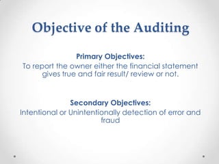 Introduction to Auditing | PPTX