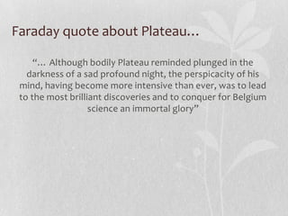 Joesph Plateau | PPTX