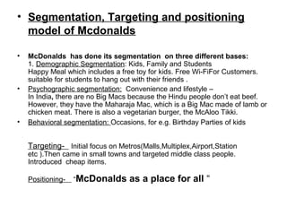 Mcdonald Case Study | PPT