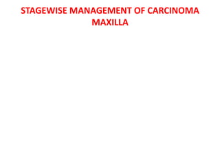 CARCINOMA MAXILLARY SINUS MANAGEMENT RADIATION ONCOLOGY | PPTX