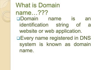 Easy Steps of Domain Registration | PPTX