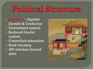 Chinas First Empire - Qin Dynasty | PPTX