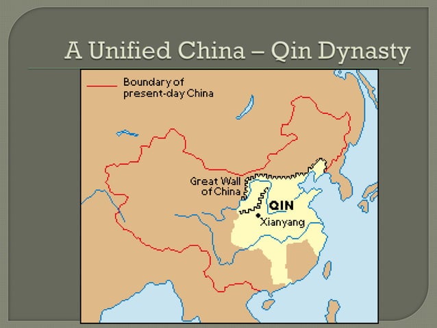 Chinas First Empire Qin Dynasty Ppt