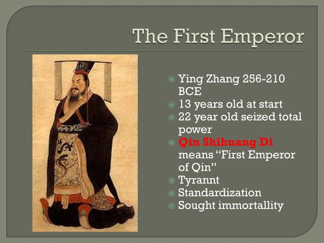 Chinas First Empire - Qin Dynasty | PPTX