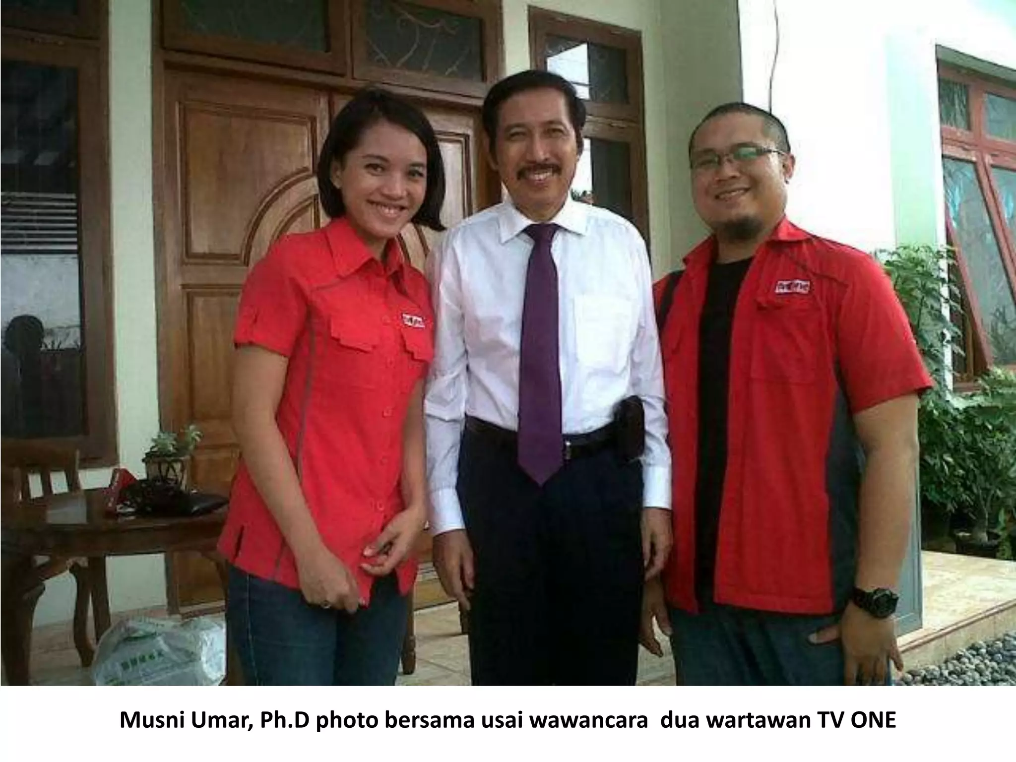 Musni Umar: Peranan Pemuda Dalam Perubahan dan Mengisi Pembangunan di Indonesia | PPTX