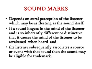 non conventional trademarks | PPTX