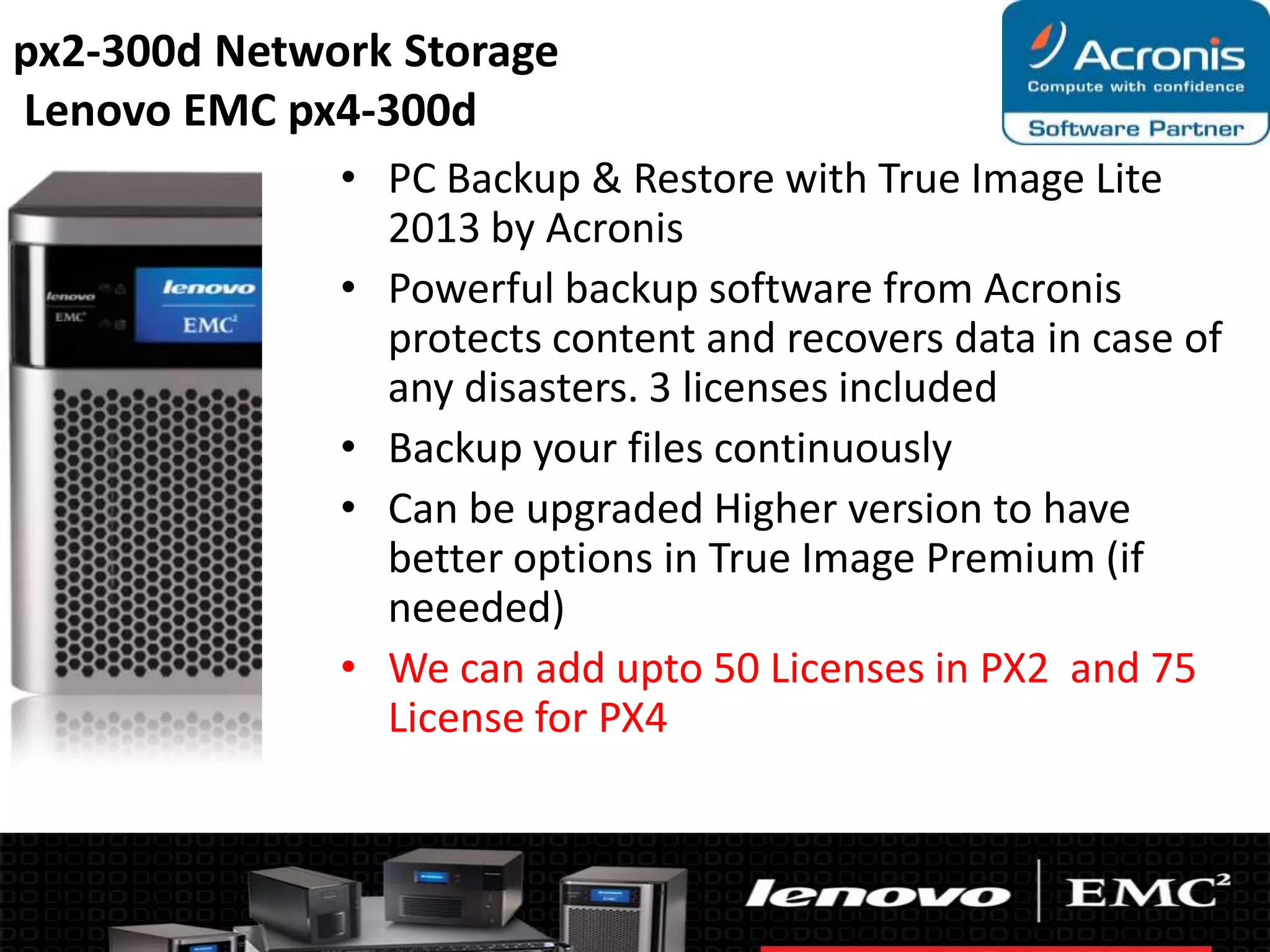 Acronis Back Up Solution from Business Softwares & Solutions | PPT