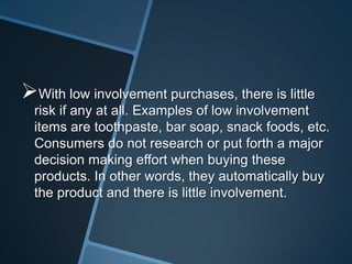 Consumer Involvement | PPT