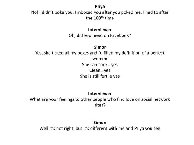 script 1 (Simon & Priya) | PPT