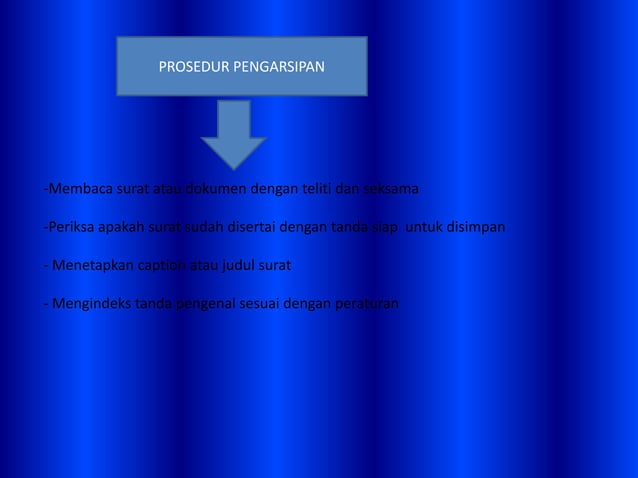 Prosedur Penangganan dan Pengarsipan | PPTX