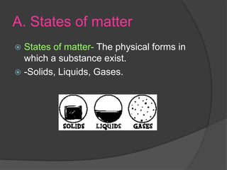 Three States of Matter | PPTX