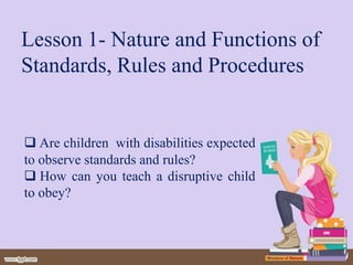 Classroom Standards | PPTX