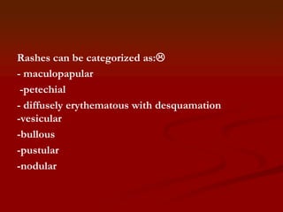 evaluating a child with febrile rash | PPTX