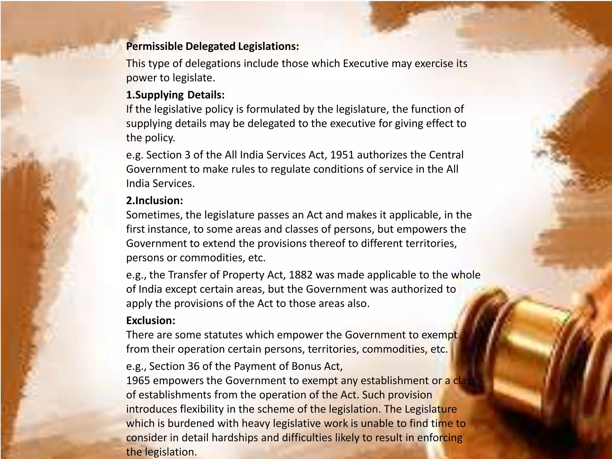 Delegated legislation | PPTX