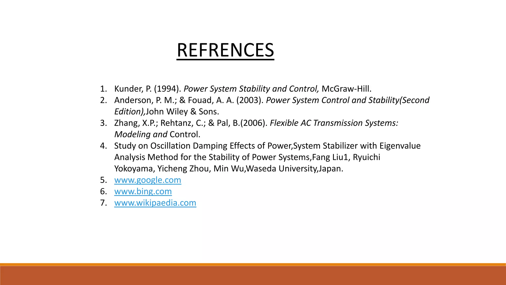 Power System Stabilizer | PPTX