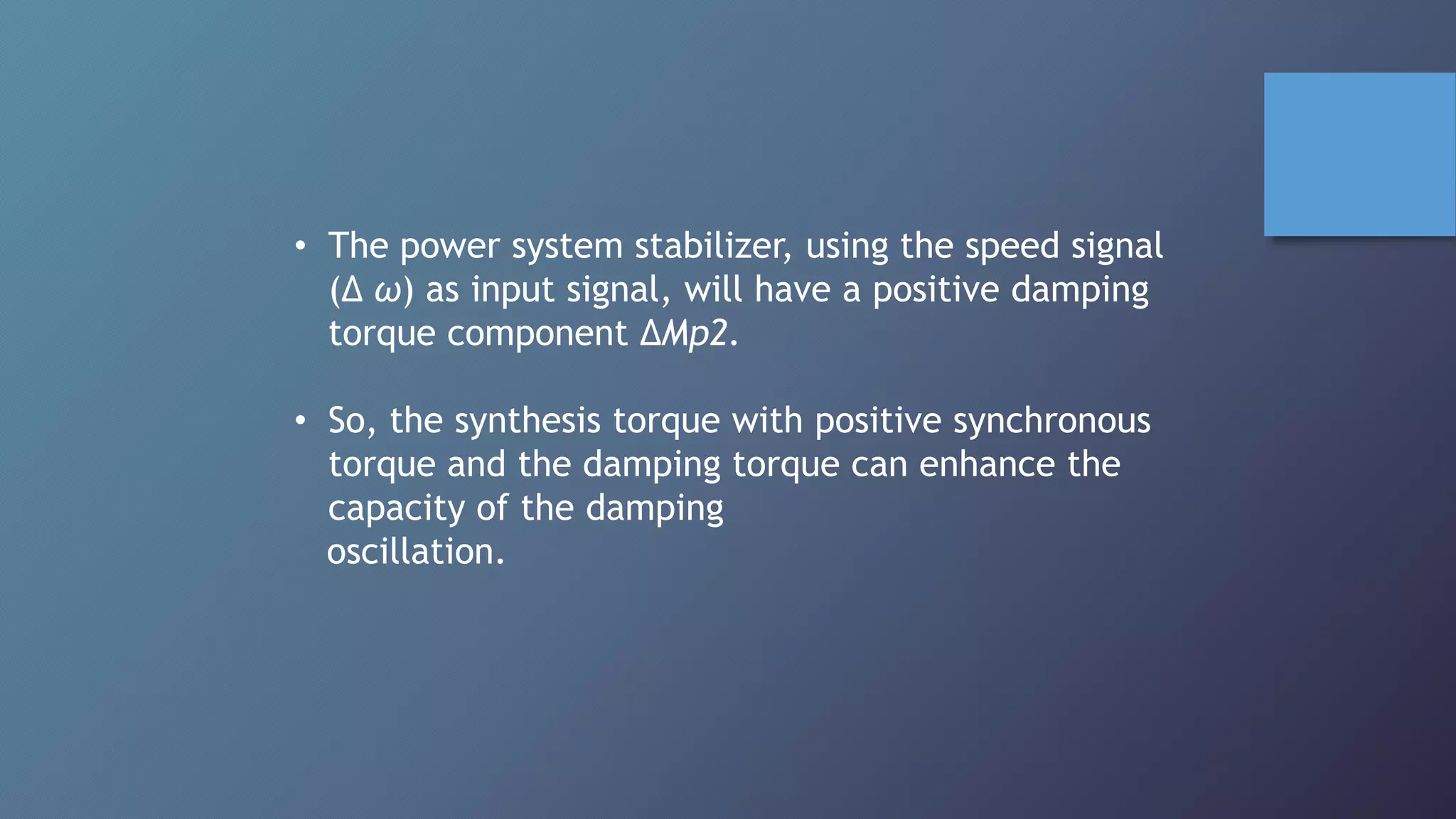 Power System Stabilizer | PPTX | Operating Systems | Computer Software ...